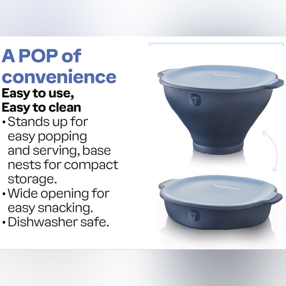 Tupperware | Kitchen | Tupperware Wow Pop Microwave Popcorn Maker ...